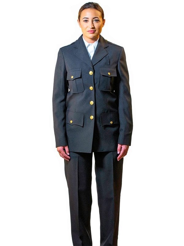 710BL - Single Breasted Coat with Top Patch Pockets and Bottom Flaps ...